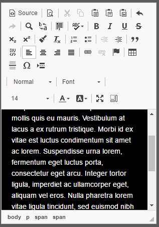 Javascript How To Change The Background Color Of Text Editing Area Of CKEditor With Respect To