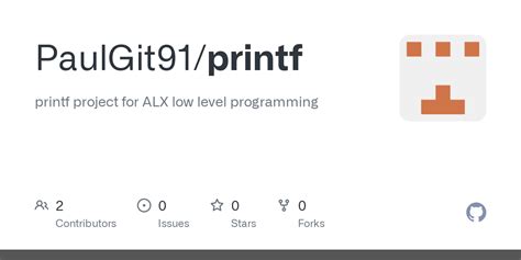 Github Paulgit91printf Printf Project For Alx Low Level Programming