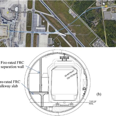 Rem Airport Tunnel A Alignment And B Cross Section Download Scientific Diagram