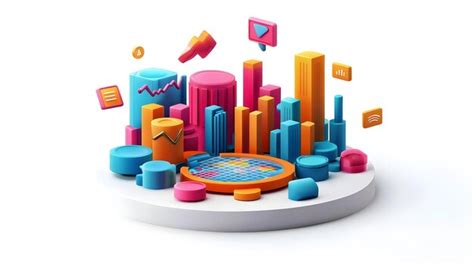 3d Ai Predictive Analytics With Cost Icon Concept As A Vector
