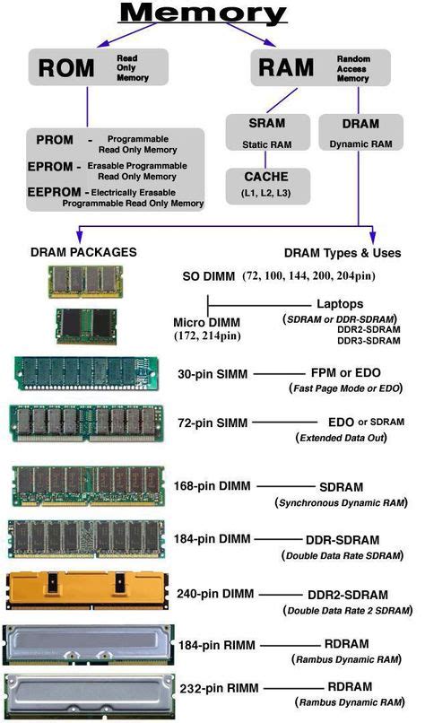 Memory Explained Computer In 2020 Computer Basics Computer Learning