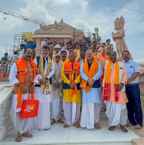 राम मंदिर में गूंजा नारा छत्तीसगढ़ के भांचा राम जय श्री राम जय श्री