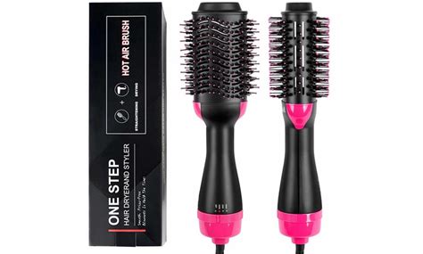 Multifunctional In Hair Dryer Volumizer Hot Hair Brush Roller Comb Groupon