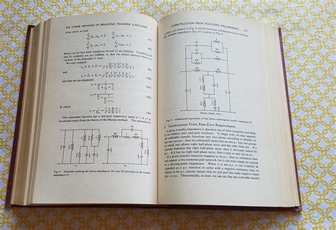 1950s Synthesis Of Passive Networks Engineering Electrical Engineer Vintage Textbook Book Decor