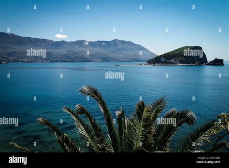 Scenic Landscape Of Adriatic Sea Coast In Montenegro Budva Area