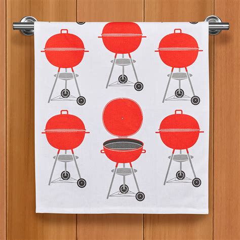 Stonewall Kitchen Tea Towel Barbecue Grill To The Nines Manitowish