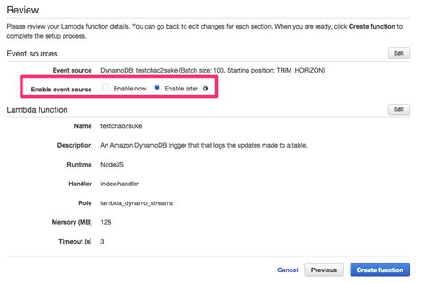 【新機能】amazon Dynamodb Triggersを使ってdynamodb Streamsとaws Lambdaを連携する