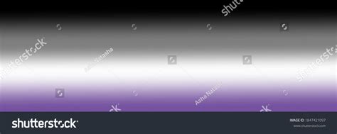 Asexual Flag Symbol Emblem Asexual People Stock Illustration 1847421097