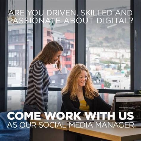 Nada Namhla Tyilo On Linkedin We Are Looking For A Creative Social Media Manager Who Is Organised…