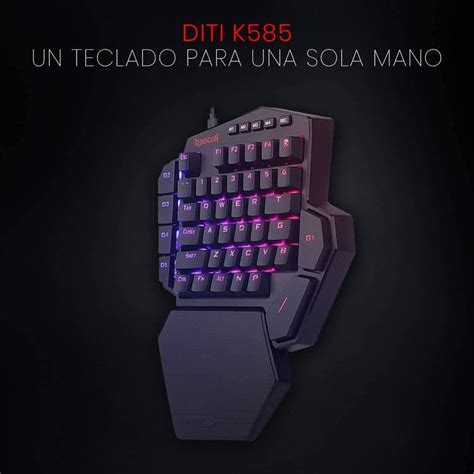 اطلب كيبورد قيمنق صغير ميكانيكي سلكي Rgb ريدراجون Redragon K585rbg Ba