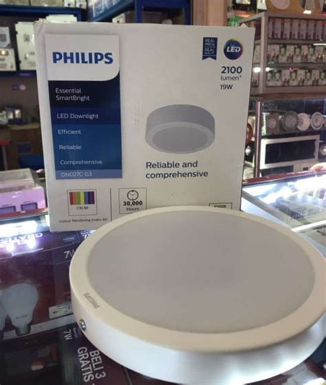 Promo Lampu Downlight Led Philips 19 Watt Gen 3 Dn027c 19 W Philips