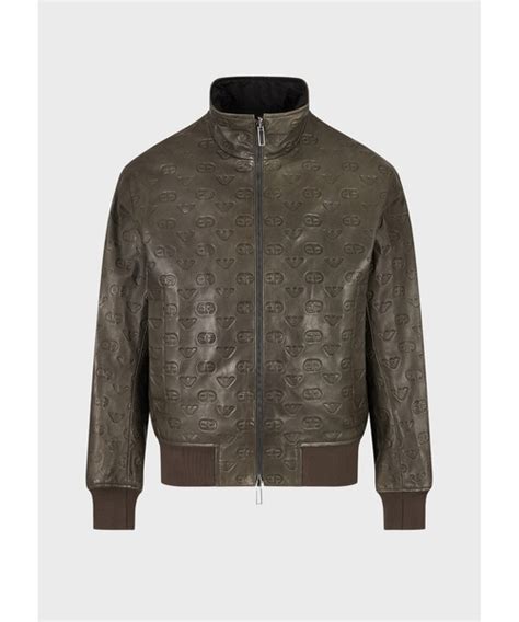 Emporio Armani（エンポリオアルマーニ）の「【エンポリオ アルマーニ】リバーシブルブルゾン ベジタンラムナッパレザー製 オール