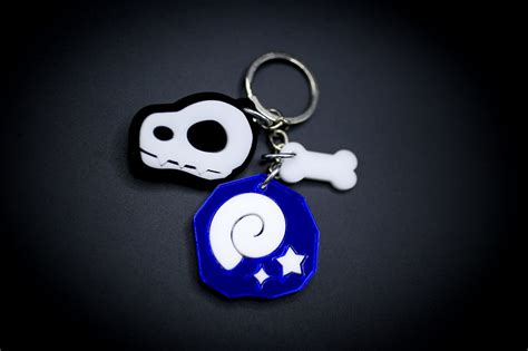 Fossil Keychain Etsy