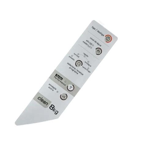Membrana Adesivo Painel Lavadora Brastemp Clean 8Kg Bwc08 No Shoptime
