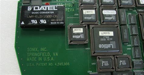 Semiconductor Equipment Sonix Sam Sat Acoustic Microscopy Pcb Ad Board