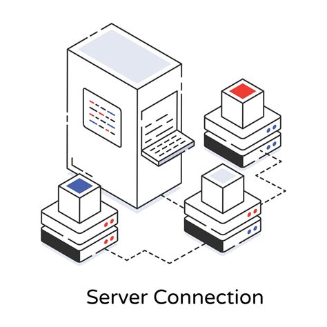 Trendy Server Connection 19547671 Vector Art At Vecteezy
