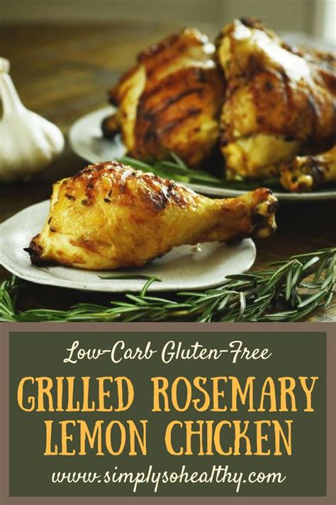 This Grilled Rosemary Lemon Chicken Recipe Is Easy To Make For A Crowd
