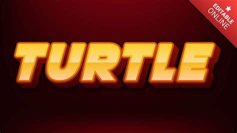 Turtle Text Effect Generator TextStudio