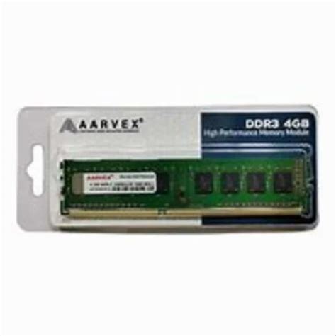 DDR SDRAM Aarvex 4 GB DDR3 Desktop RAM Single Channel At Best Price In New Delhi