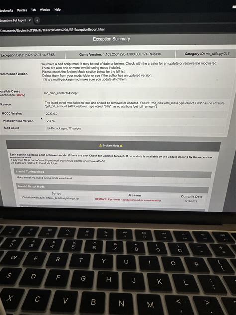 Better Exceptions Has Been Updated And Is Working Rthesims4mods