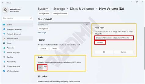 Cara Mount Dan Unmount Disk Drive Volume Sebagai Folder Di Windows 11