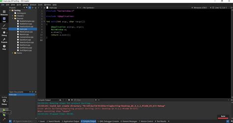 Project Not Running Qt Forum