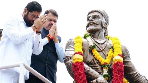 Shivaji Maharaj Statue Collapse Maharashtra Cm Eknath Shinde Says