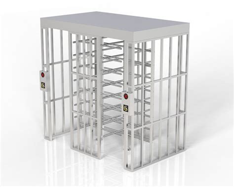 Coin Operated Full High Turnstile Bar Secure Pedestrian Turnstile Gate