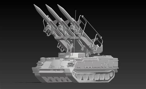 🪖 2k12 Kub Kub Sa 6 Soviet Military Anti Aircraft System・ Stl File For