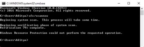 Fixed Windows Resource Protection Could Not Perform The Requested