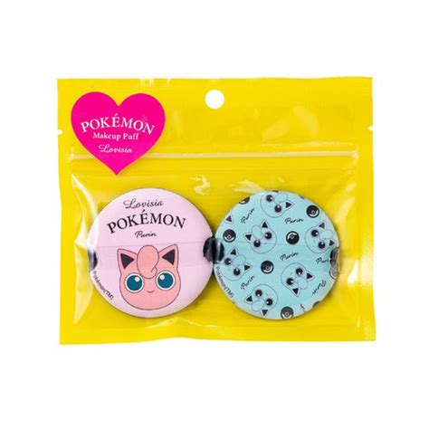 Pokemon Jigglypuff Make Up Puff 2 Pieces