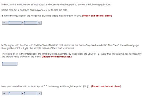 Solved Interact With The Above Tool As Instructed And