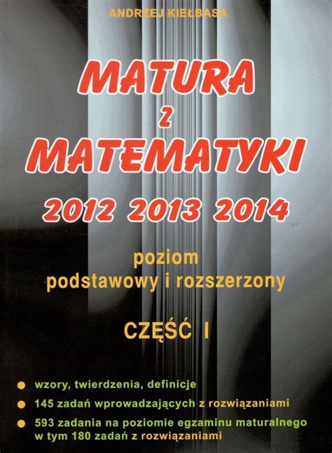 Matura Z Matematyki Poziom Podstawowy Rozszerzony 11708522653
