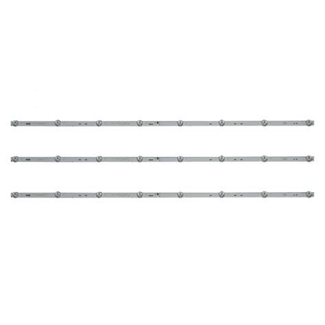 Set Barete Led Televizor Horizon 43 Inch 3 Barete Cu 8 Led Uri Emagro