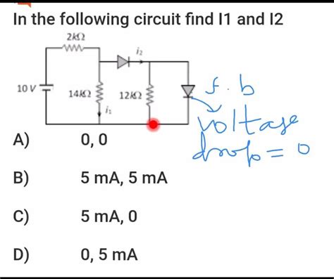 in the following circuit find i1 and i2 filo