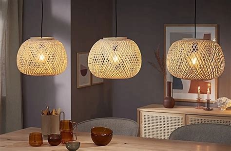 LAMPA SUFITOWA WISZĄCA PLAFON BAMBUS salon pokój oficjalne archiwum Allegro