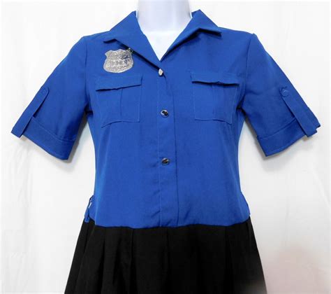 Womens Police Dress Uniform Halloween Costume Cop Jai Gem