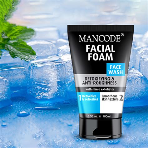 Buy Mancode Facial Foam Face Wash 100 Ml Online At Discounted Price