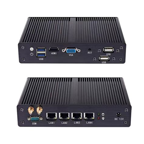 Mini Router Intel Celeron J4125 Quad Core Ddr4 4 I225v 2 5g Nics Com For Pfsense Opnsense Vyos