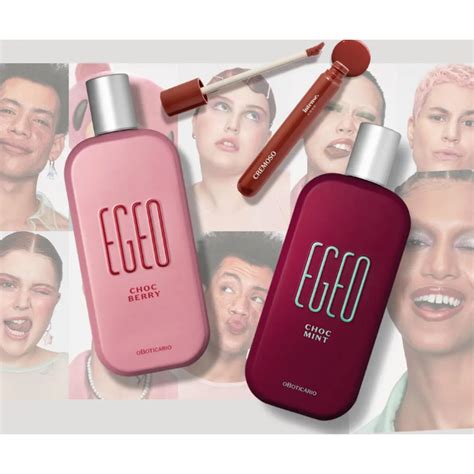 Perfume Egeo Feminino Choc Mint E Berry Desodorante Colônia O Boticário