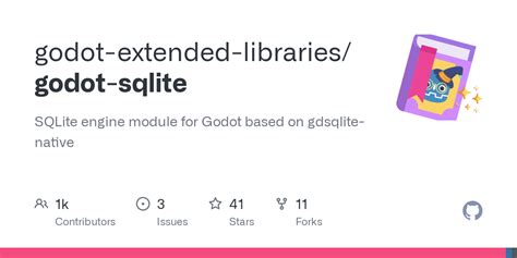 github godot extended libraries godot sqlite sqlite engine module