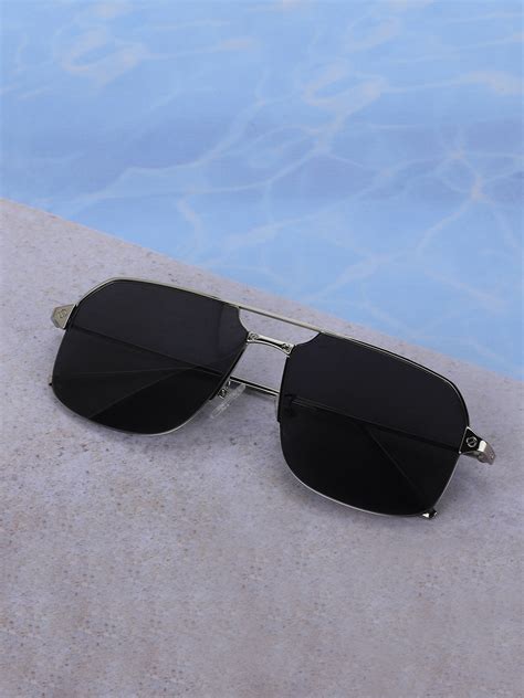 Buy Carlton London Men Premium Rectangle Sunglasses With Uv Protected