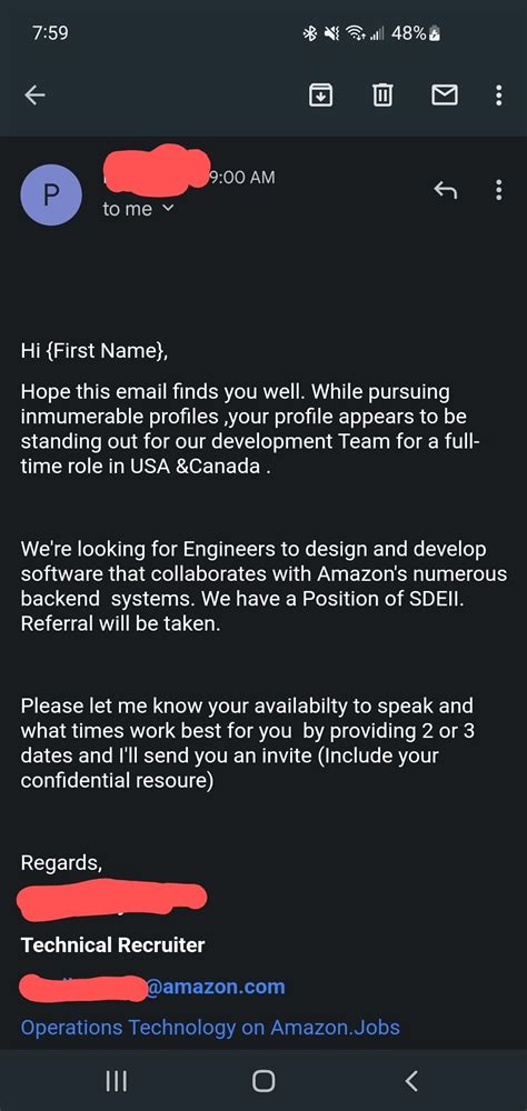 Top Notch Amazon Recruiting Blind