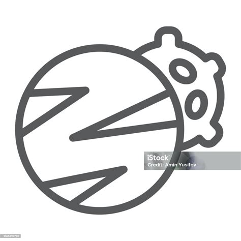 아이콘 공간 및 천문학 행성 라인 두 행성 서명 벡터 그래픽 흰색 바탕에 선형 패턴 0명에 대한 스톡 벡터 아트 및 기타 이미지