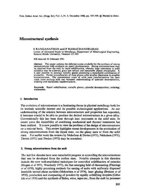 Pdf Microstructural Synthesis Dokumentips
