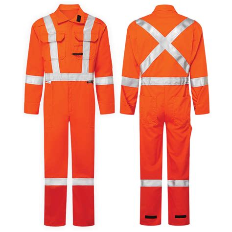 Ultrasoft® 7 Oz High Visibility Deluxe Coveralls Size 40 Orange