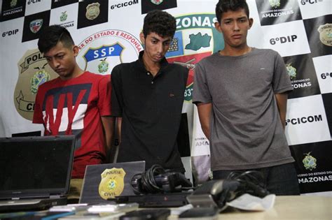 Trio é preso celulares roubados e mais de munições na Cidade Nova