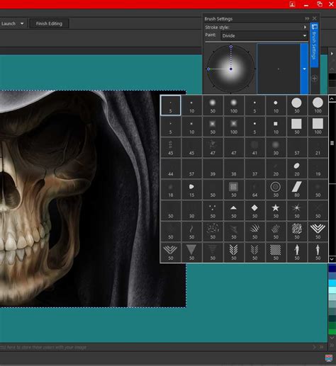 Problem In The Window Brush Settings Corel PHOTO PAINT X CorelDRAW Graphics Suite X