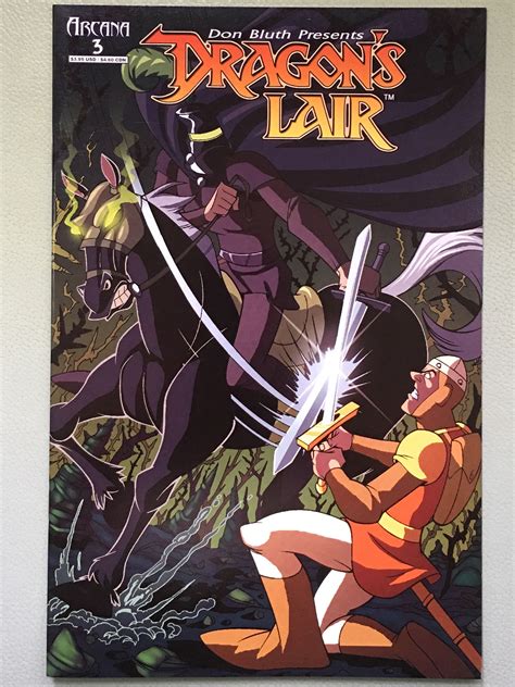 Don Bluth Presents Dragons Lair 3 Video Game Tie In Arcana Comics