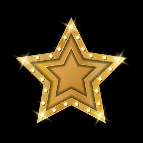 Ilustração De Vetor De Estrela Dourada Vetor Premium